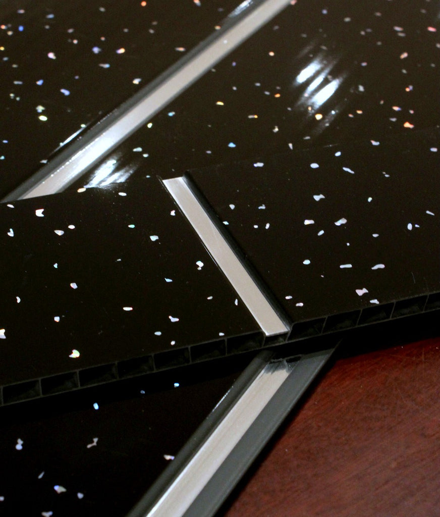 black sparkle cladding