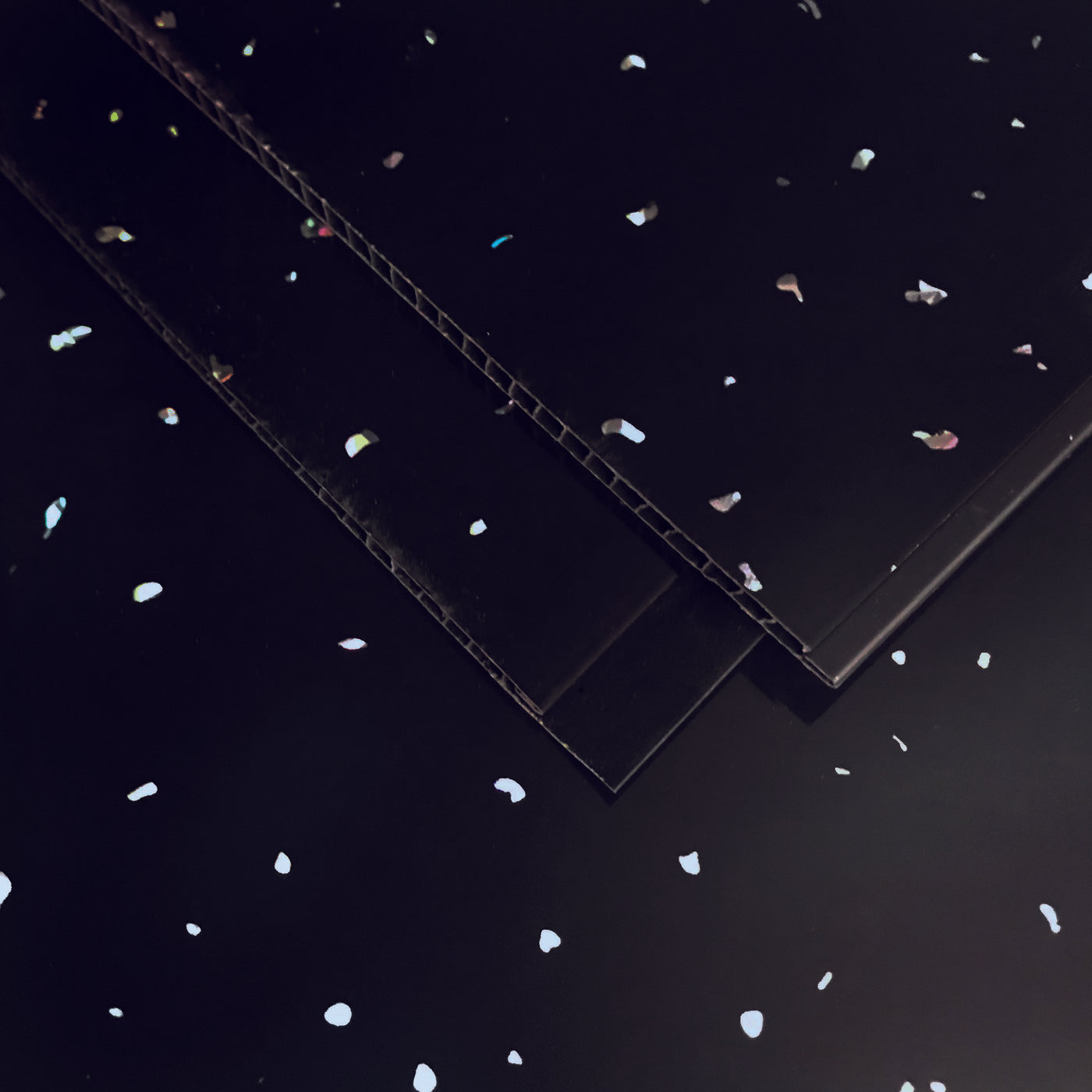 Black Sparkle (5mm) | PVC Bathroom Cladding Panels