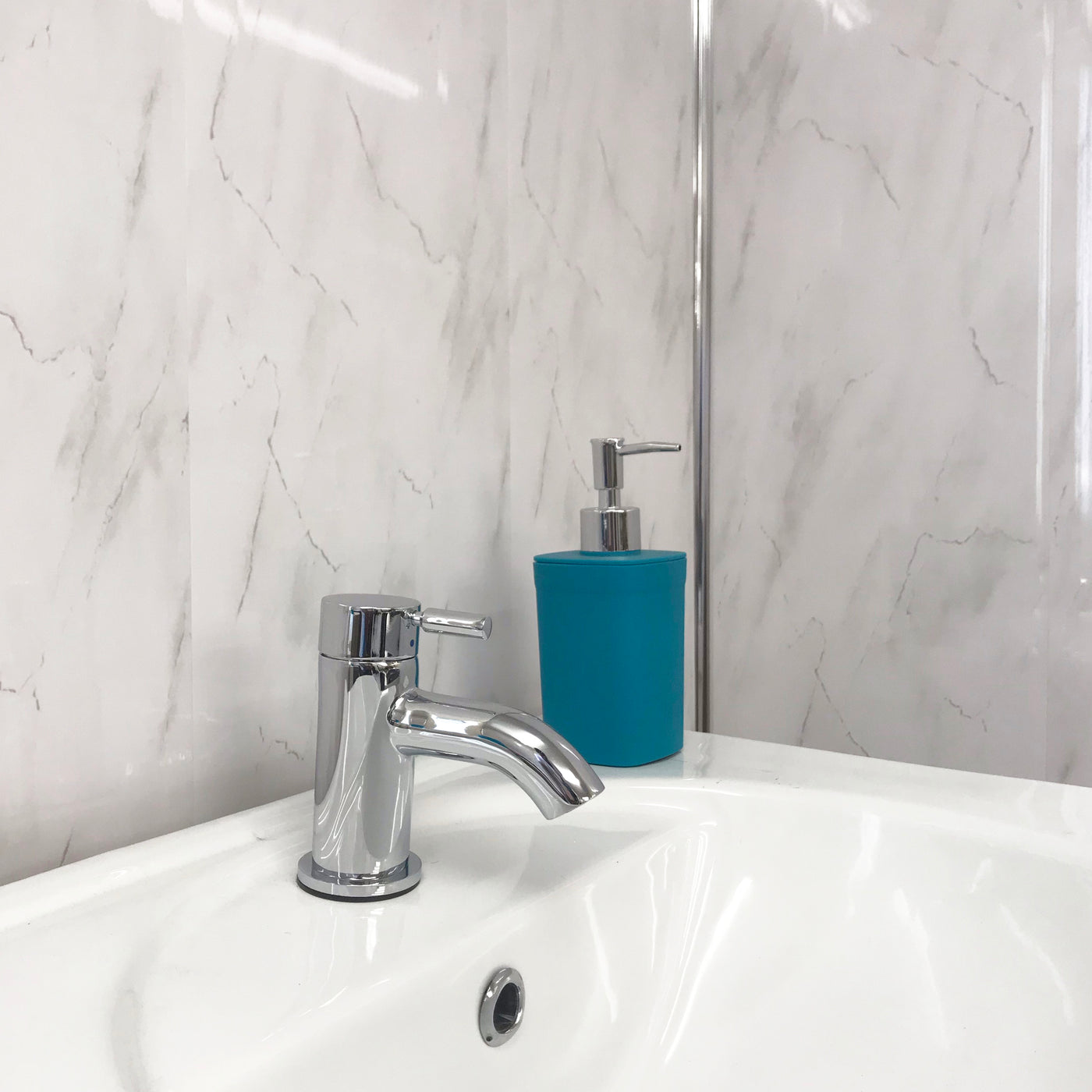 White Marble (5mm) | PVC Shower Cladding Panels