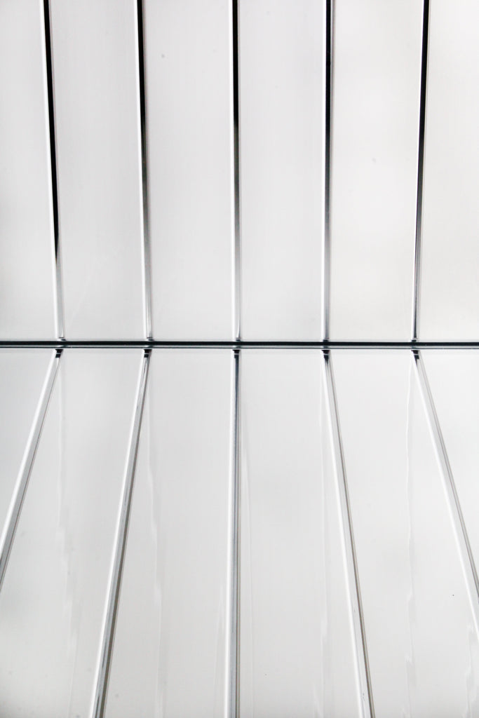Twin Chrome Ceiling Cladding | PVC Bathroom Panels