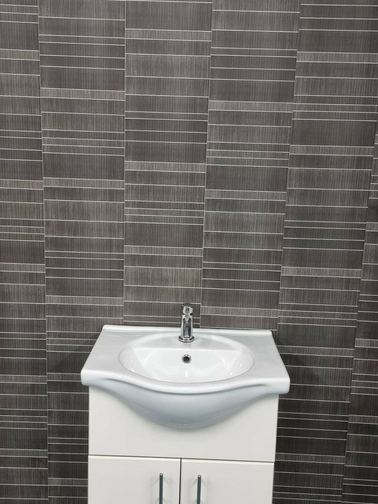 Black Executive Tile (8mm) | Bathroom Cladding Panels