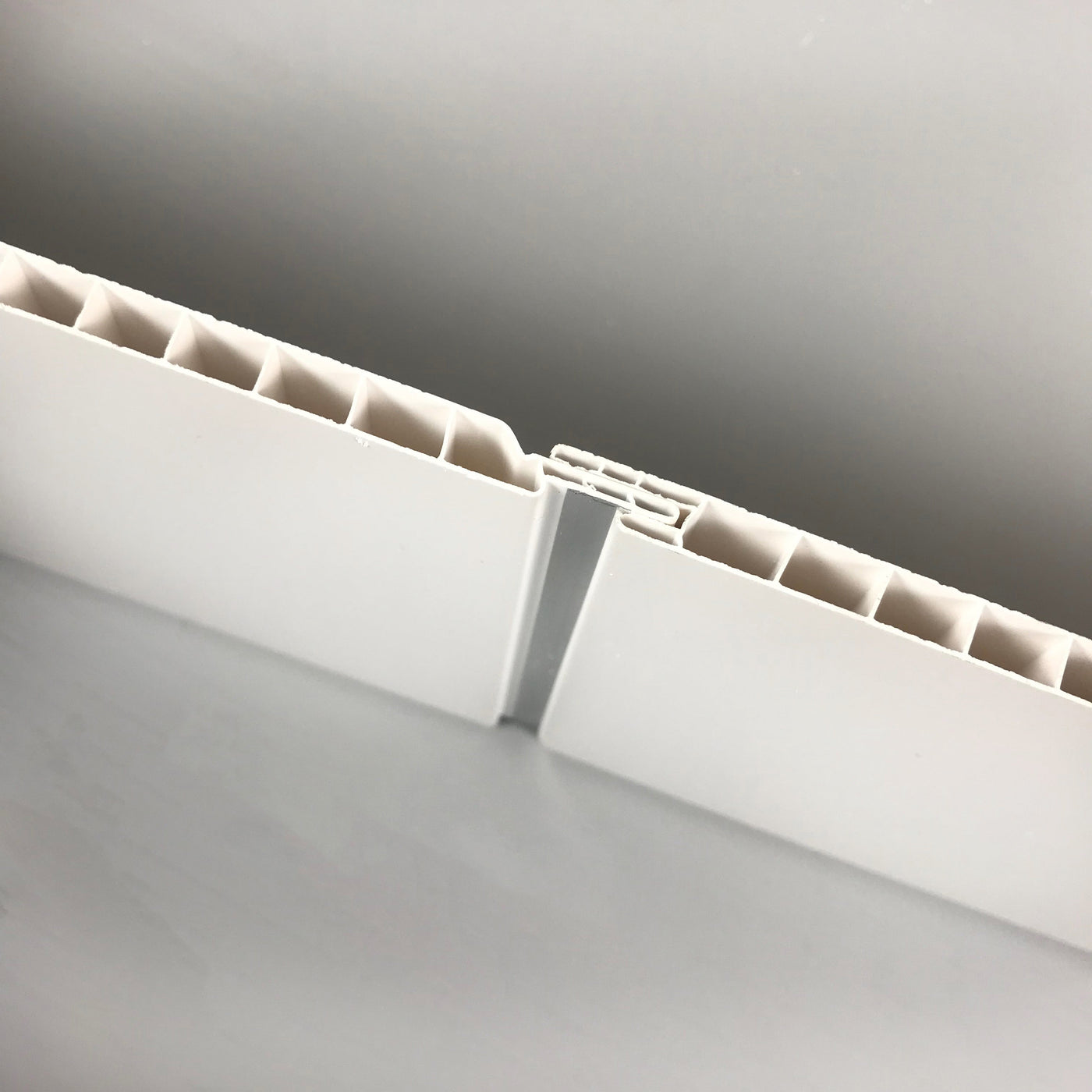 Twin Chrome Ceiling Cladding | PVC Bathroom Panels