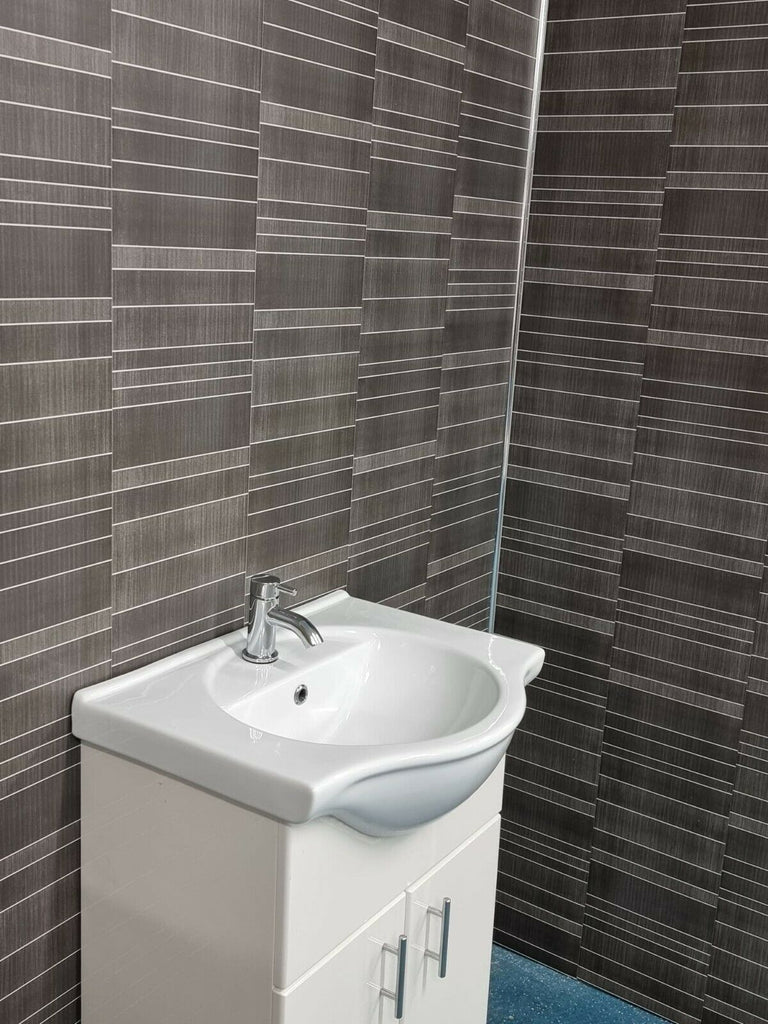 Black Executive Tile (8mm) | Bathroom Cladding Panels