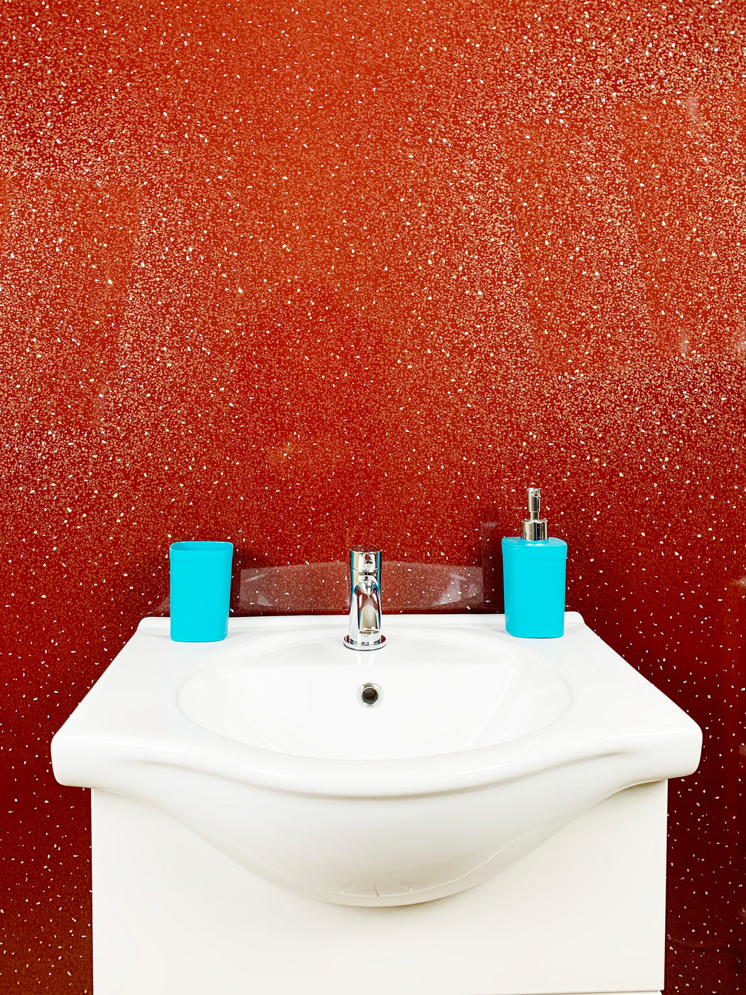 Red Sparkle (10mm) | PVC Bathroom Cladding Panels
