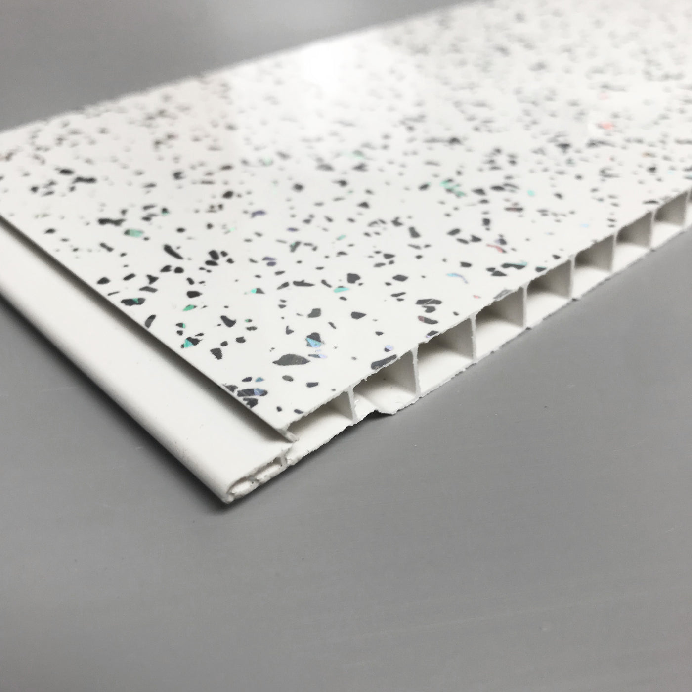 PVC Cladding White Sparkle 8mm