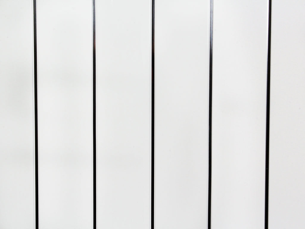 Twin Chrome Ceiling Cladding | PVC Bathroom Panels