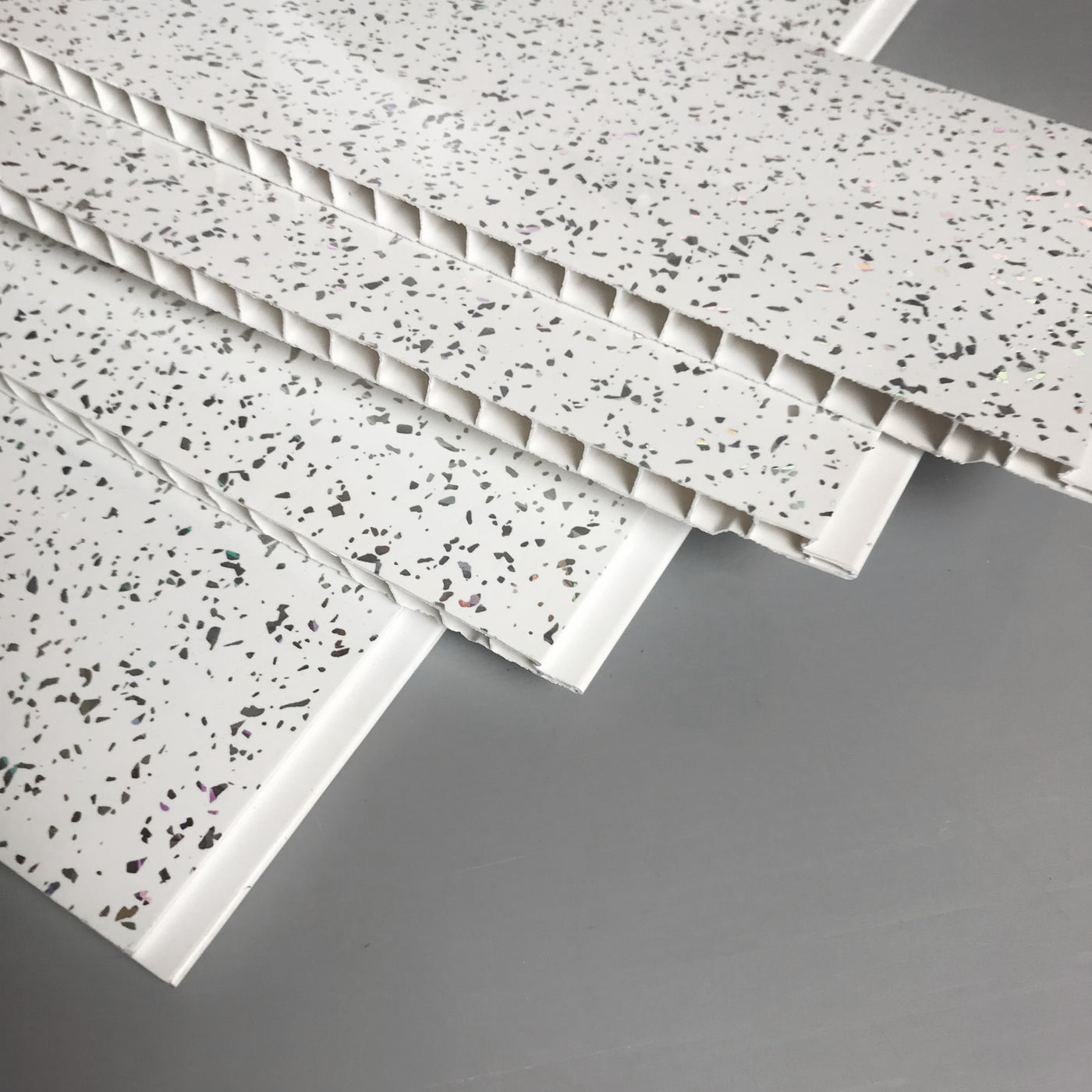 PVC Cladding White Sparkle 8mm