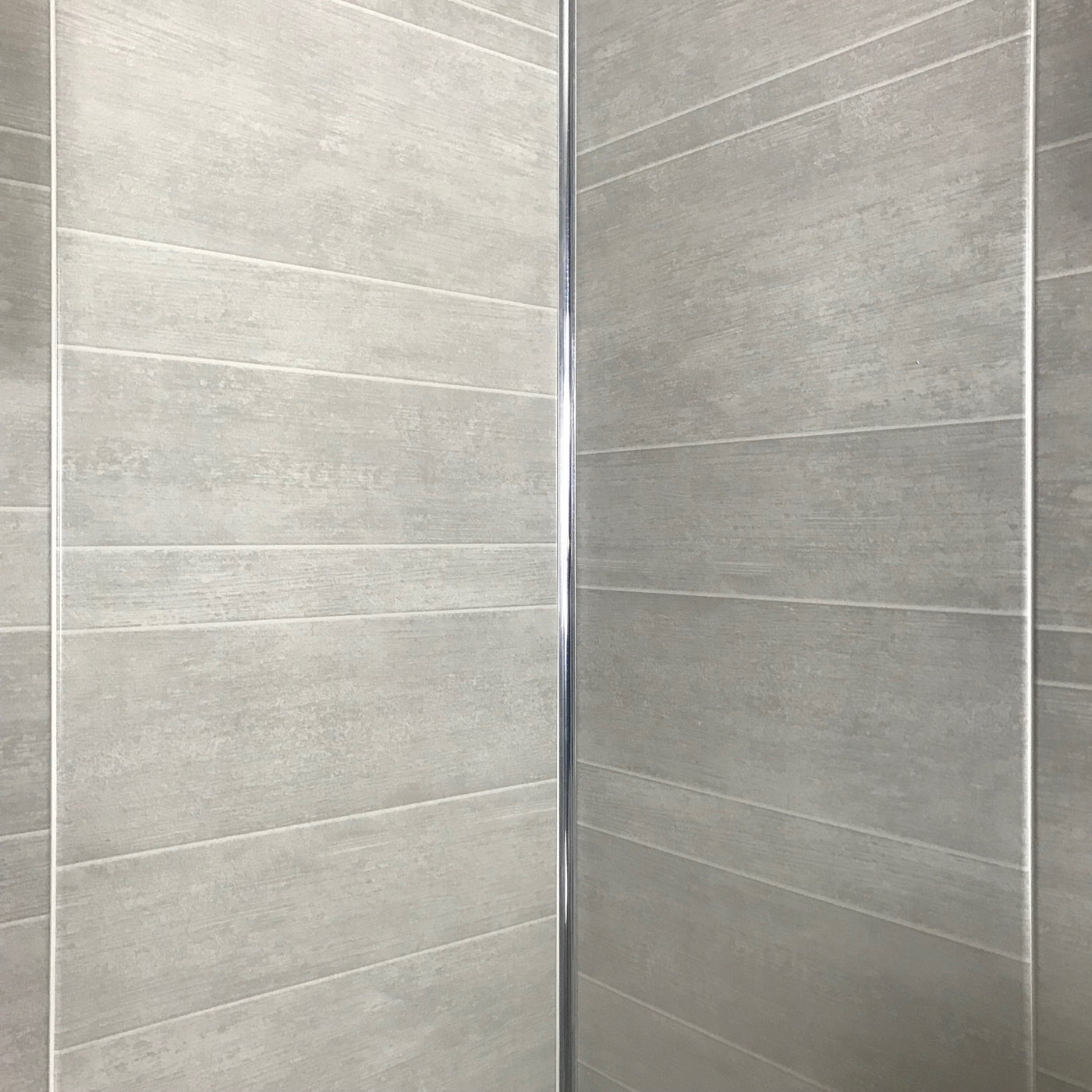 Multi Tile Grey 400mm (Large Tiles) | PVC Bathroom Cladding